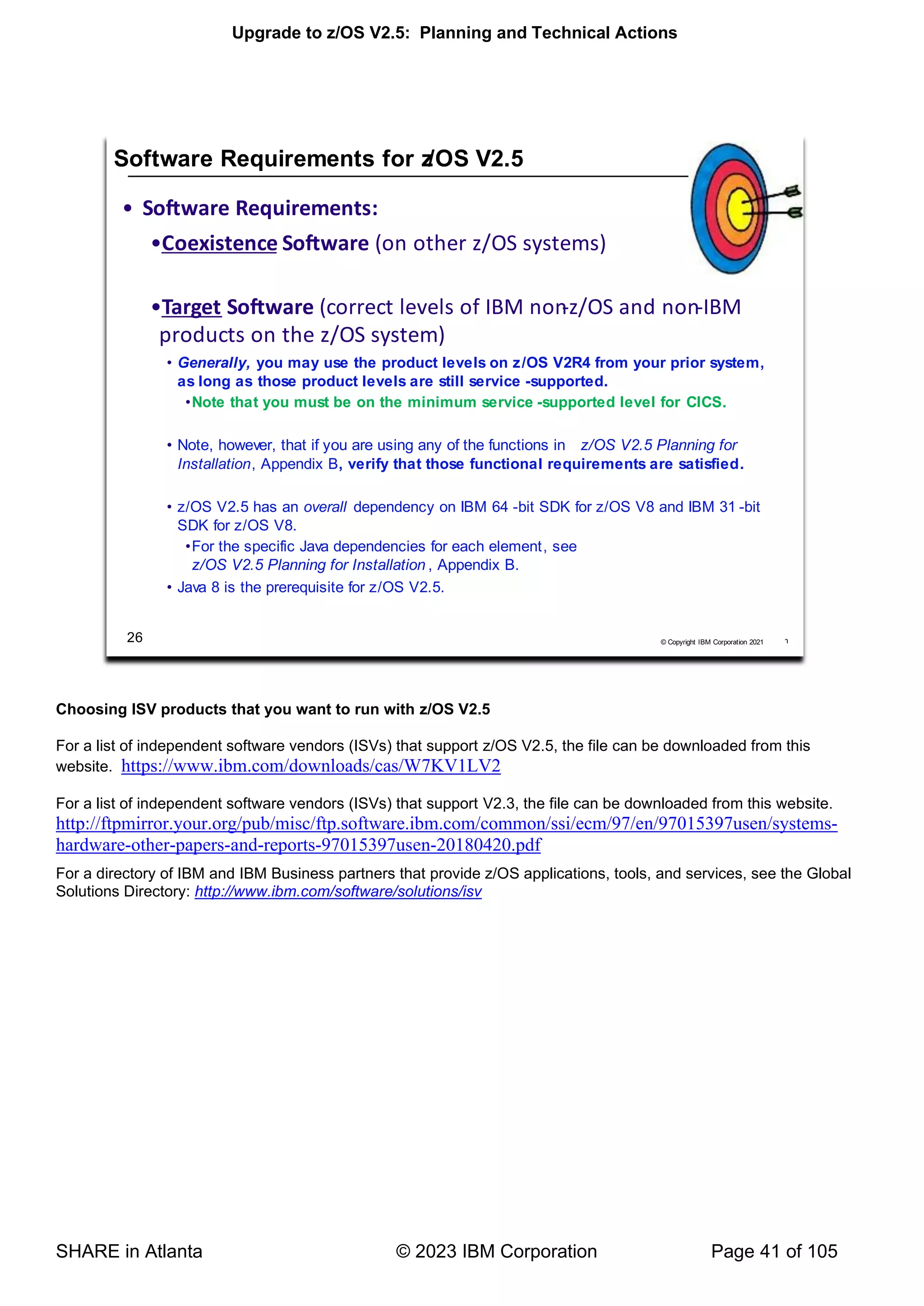 Upgrade to zOS V2.5 - Planning and Tech Actions.pdf