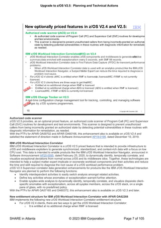 Upgrade to zOS V2.5 - Planning and Tech Actions.pdf