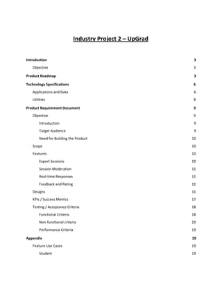 Upgrad industry project part 2 | PDF