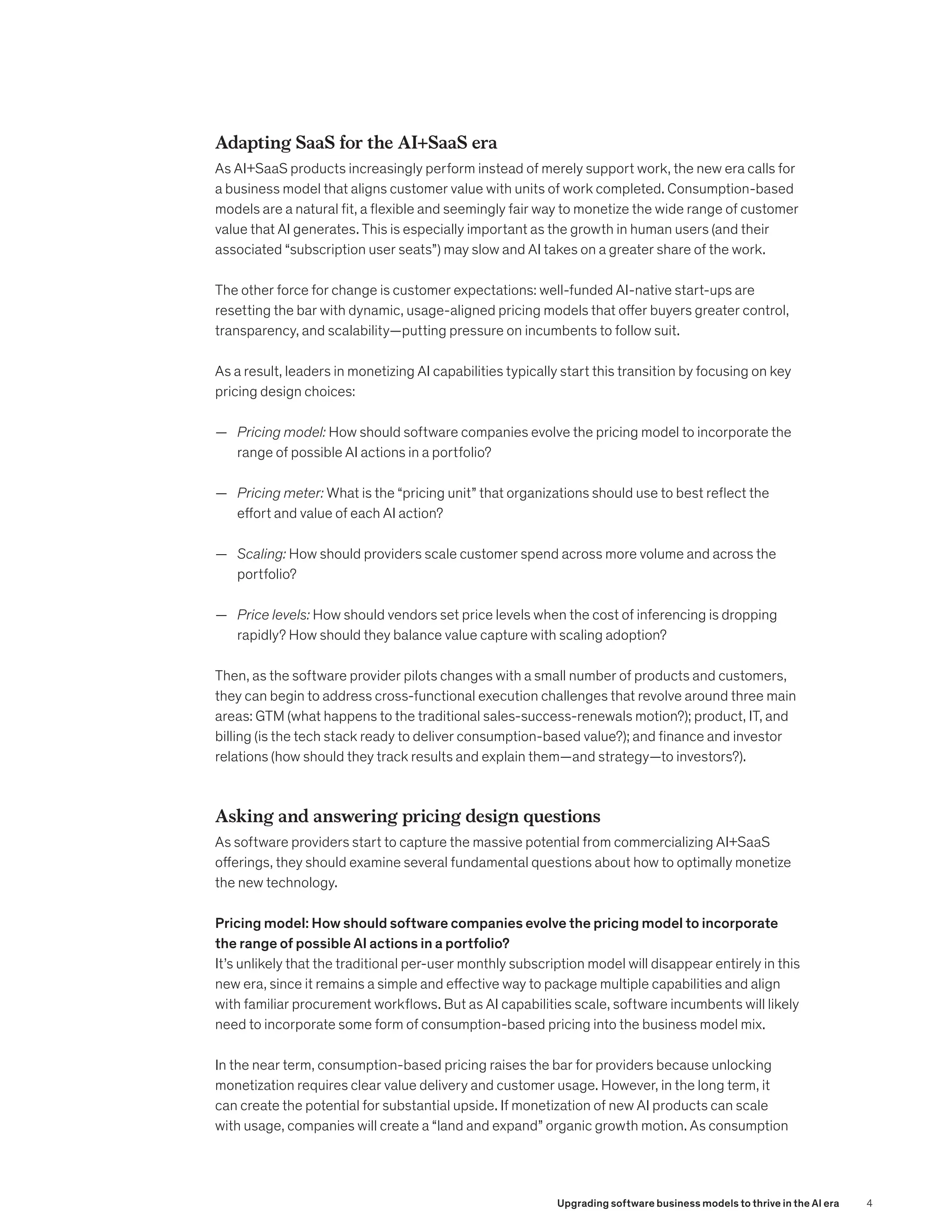 Upgrading software business models to thrive in the AI era | PDF