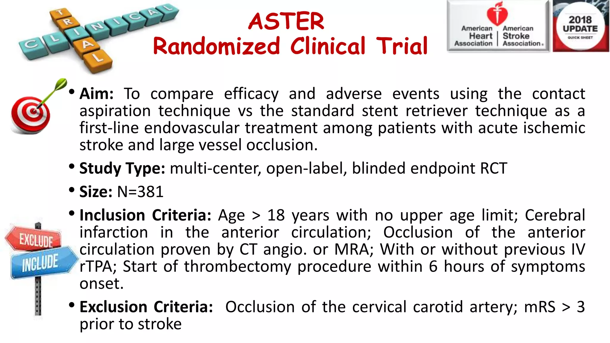 Aspiration vs Mechanical Thrombectomy | PPTX