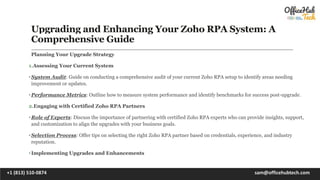 Upgrading and Enhancing Your Zoho RPA System A Comprehensive Guide.pptx