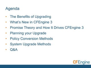 Upgrading from CFEngine2 to CFEngine3 - Webinar Slides | PPTX | Operating Systems | Computer ...