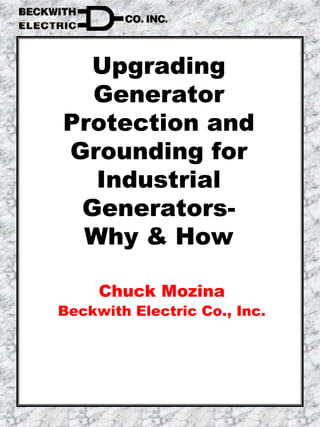 Upgrading gen protect and grounding | PDF
