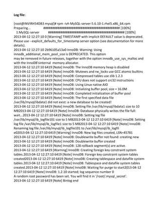 Upgrading mysql version 5.5.30 to 5.6.10 | Databases | Computer Software and Applications