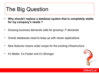 Upgrading Oracle 9i To Oracle 11g | PPT | Databases | Computer Software and Applications