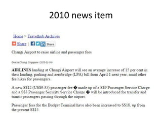 The Supporting Information Why MCIA is increasing its Passenger Service ...