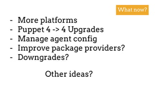 Upgrading Puppet Agents | PPTX