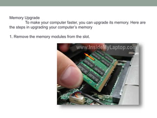 Upgrading the Computer Component | PPTX