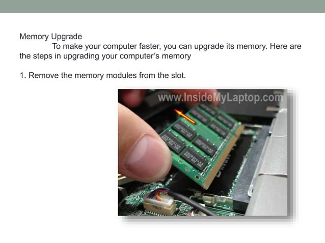 Upgrading the Computer Component | PPTX | Computer Peripherals | Computing