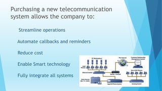 Upgrading the telecommunication system | PPTX