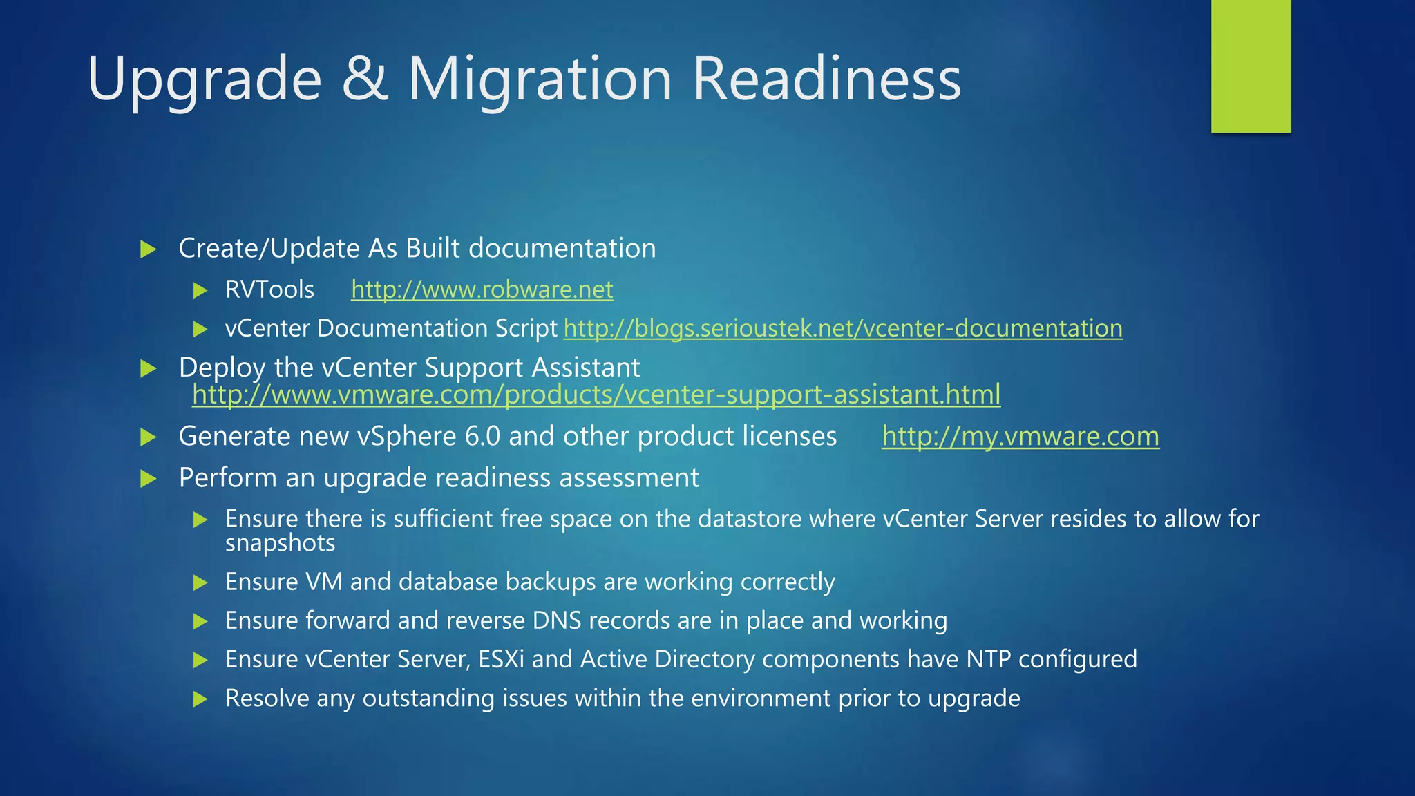 Upgrading to VMware vSphere 6.0 | PPTX