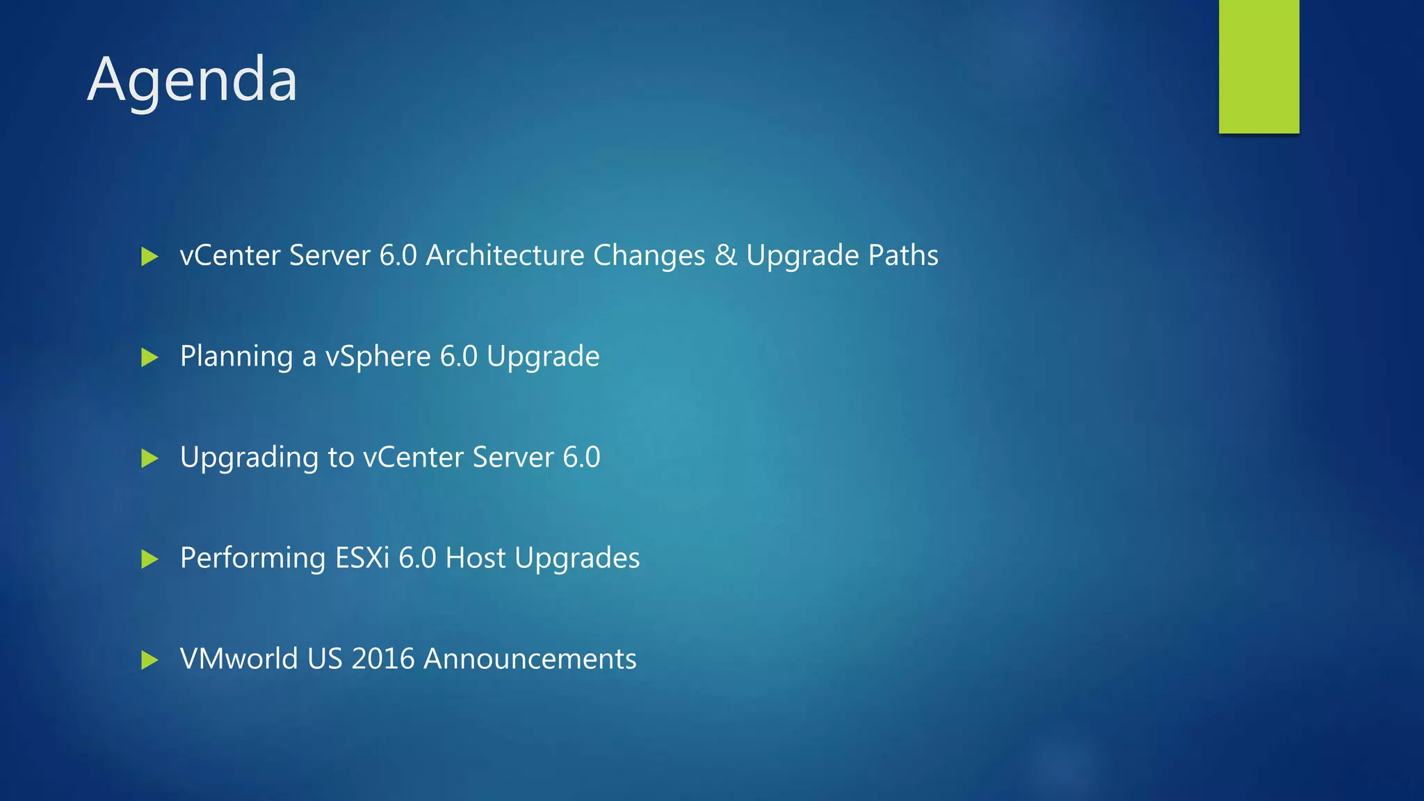 Upgrading to VMware vSphere 6.0 | PPTX