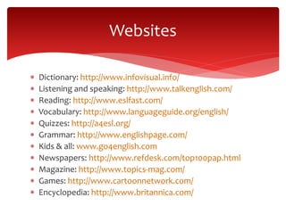 Upgrading your English language skills | PPT