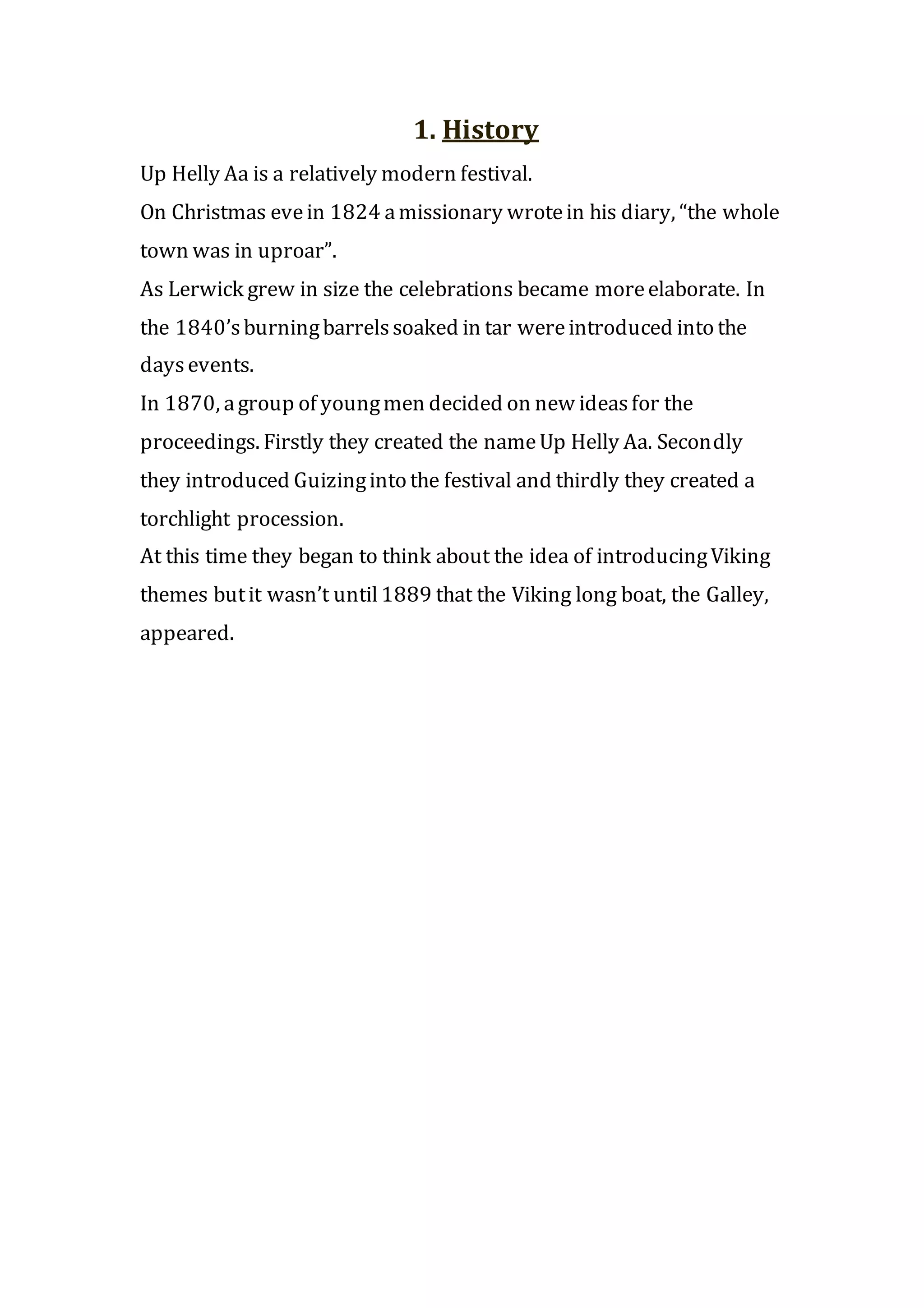 Up helly aa speech | PDF