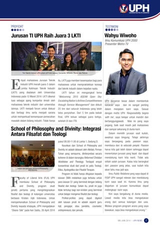 Universitas Pelita Harapan (UPH) news mei june-2014 | PDF