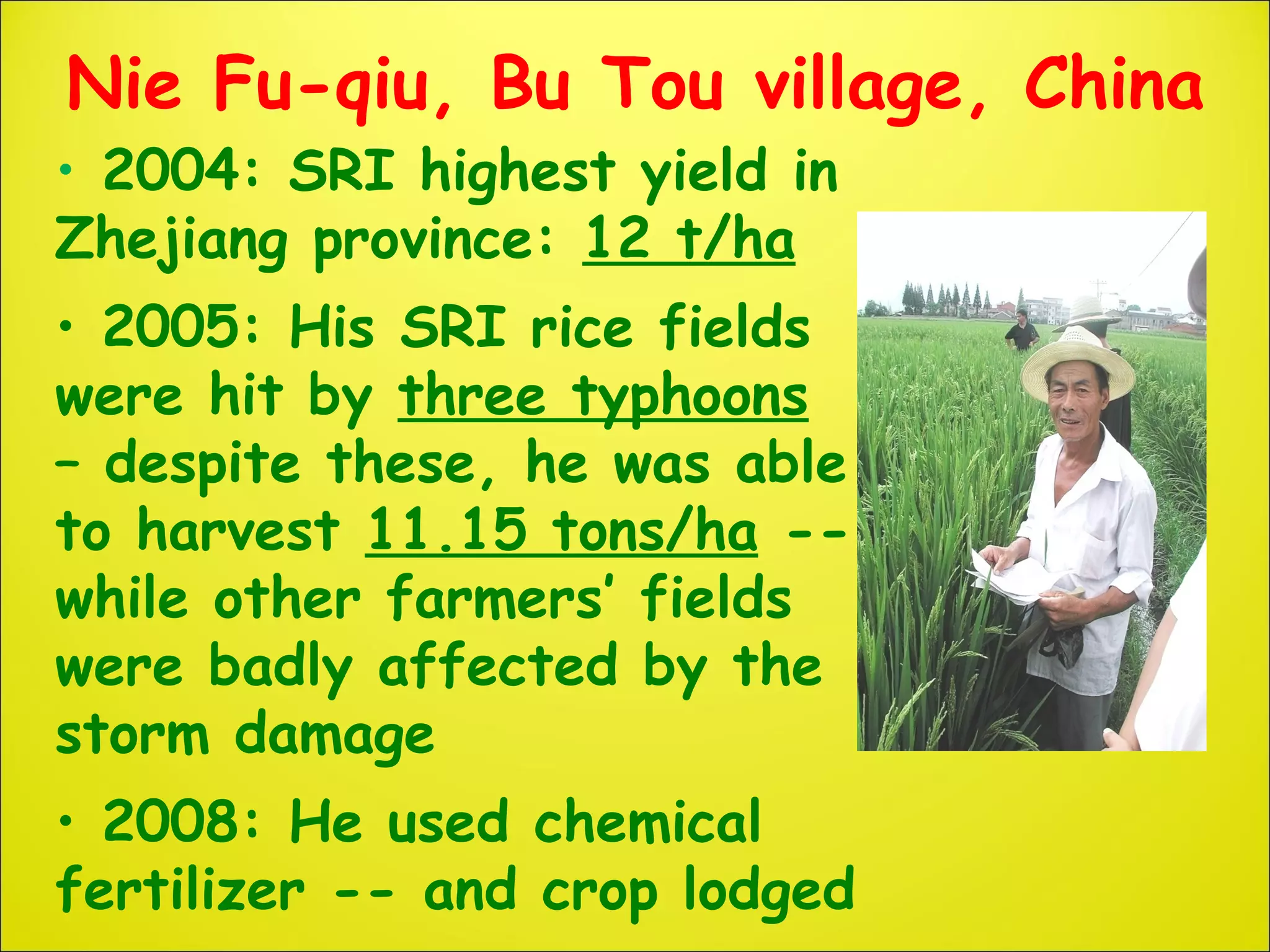 The System of Rice Intensification (SRI) | PPT