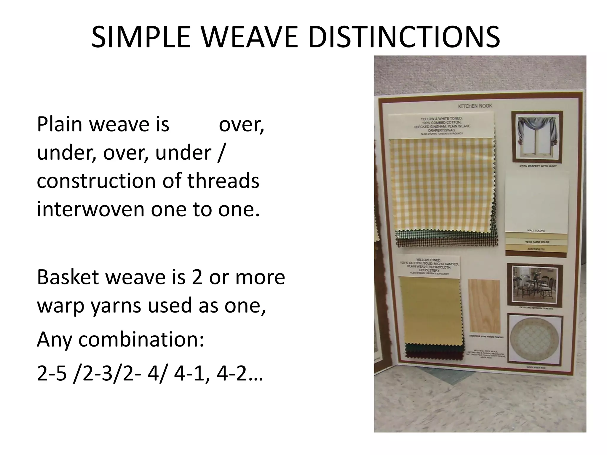 Basic Understanding of Upholstery Blends & Weaves for Interior Fabric ...