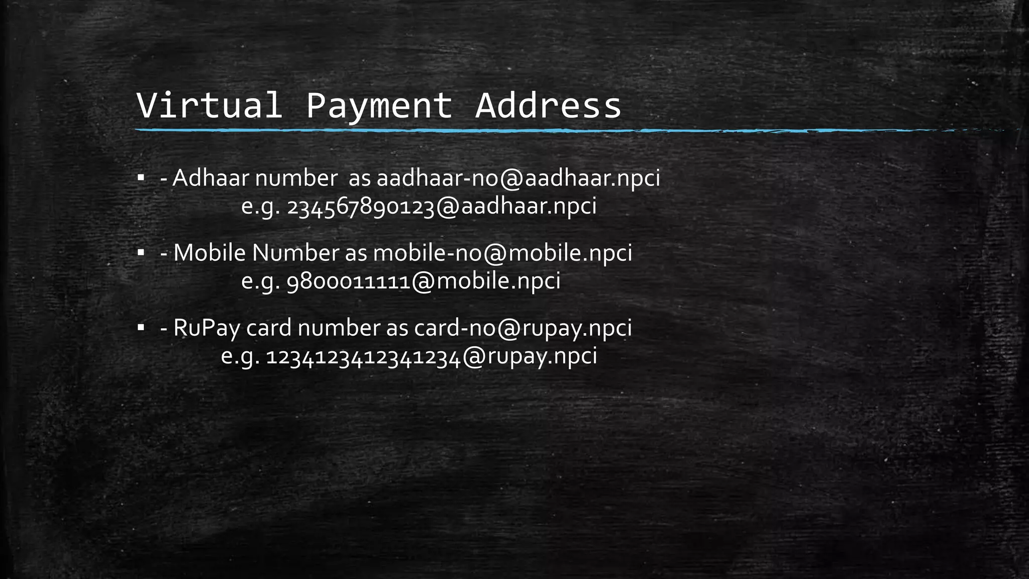 Unified Payments Interface (UPI) | PPTX Unified Payments Interface (UPI) | PPTX