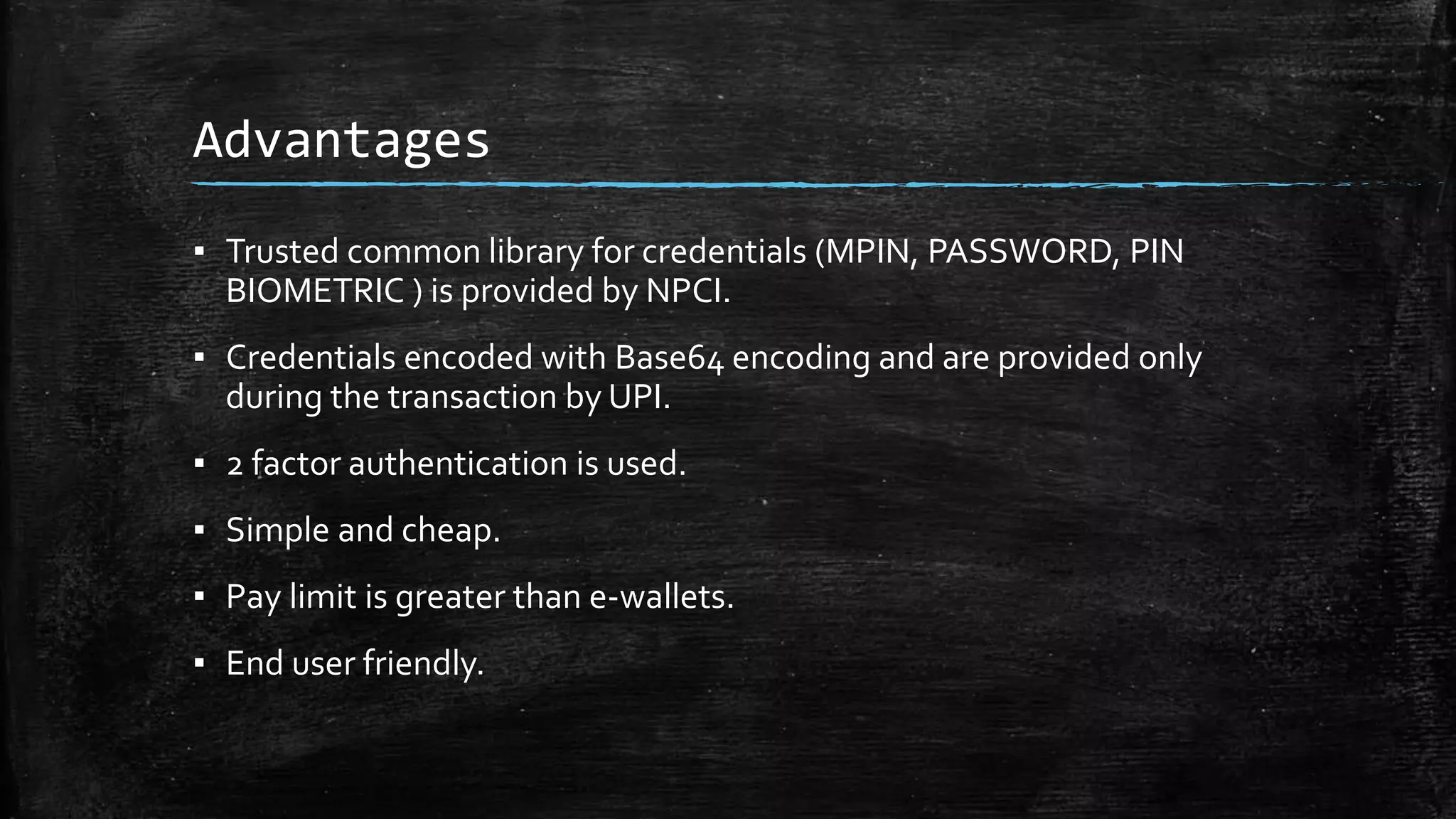 Unified Payments Interface (UPI) | PPTX