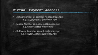 Unified Payments Interface (UPI) | PPTX