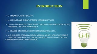 LIFI-UPI | PPTX | Computer Networking | Computing