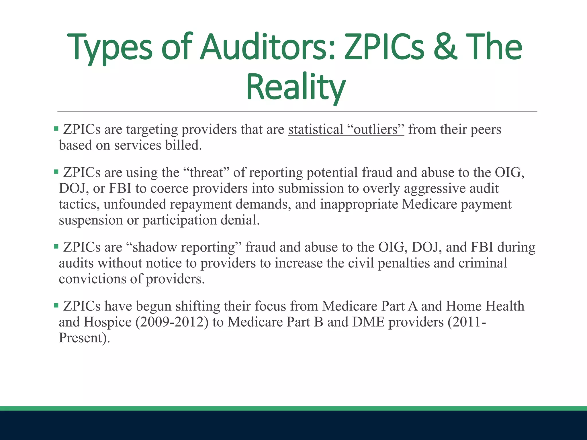 UPIC Revolution: CMS Integrity Auditors 2.0 | PPTX