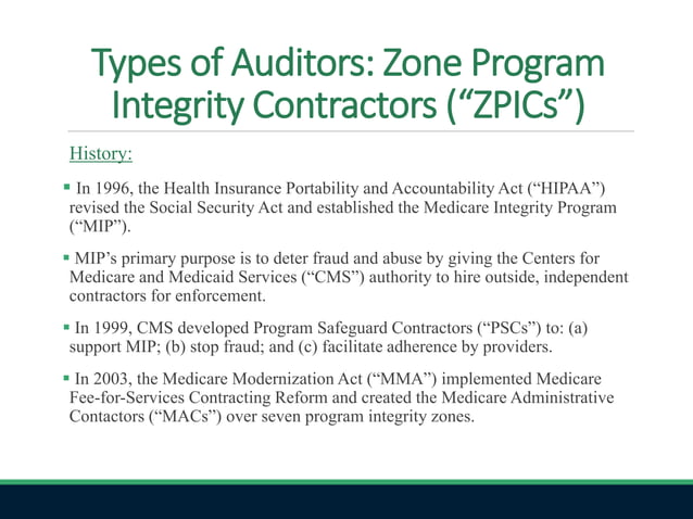 UPIC Revolution: CMS Integrity Auditors 2.0 | PPTX