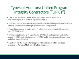 UPIC Revolution: CMS Integrity Auditors 2.0 | PPTX