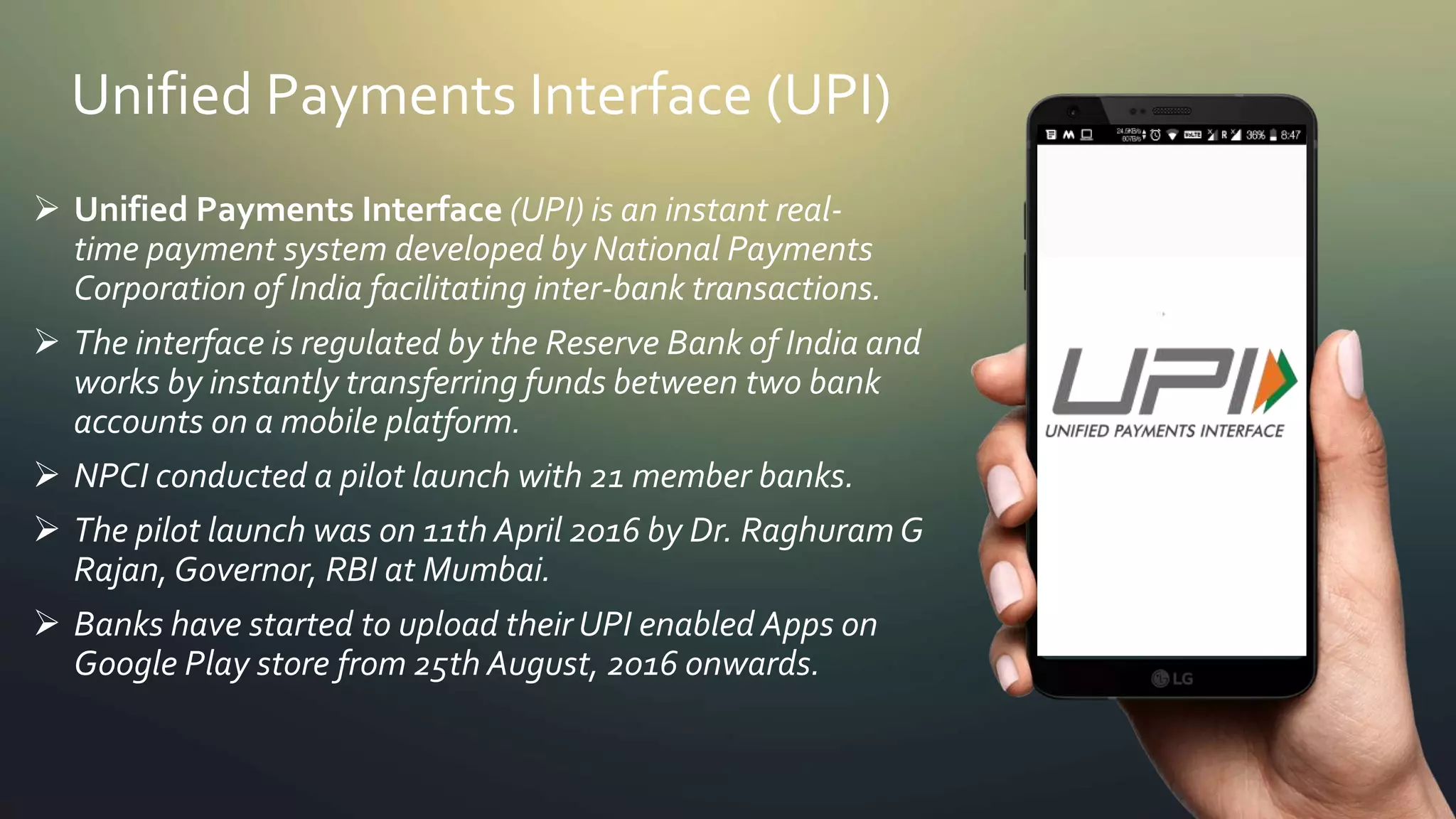 Upi, e wallets & other digital payments | PPTX