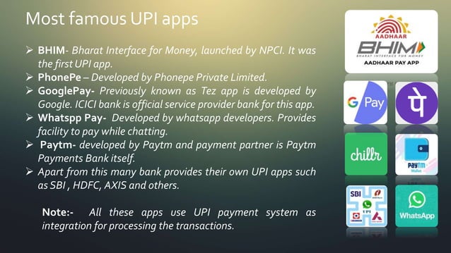 Upi, e wallets & other digital payments | PPTX