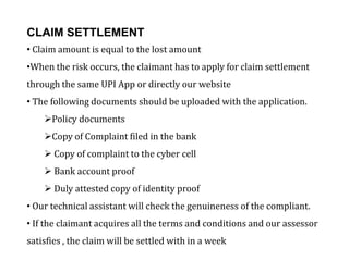 Upi insurance | PPTX | Motor Insurance | Insurance