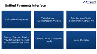 Unified Payments Interface (UPI) - Introduction | PDF