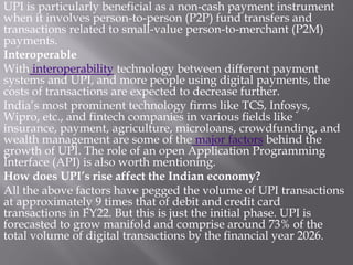 UPI (Unified Payments Interface) – The Game Changer | PDF