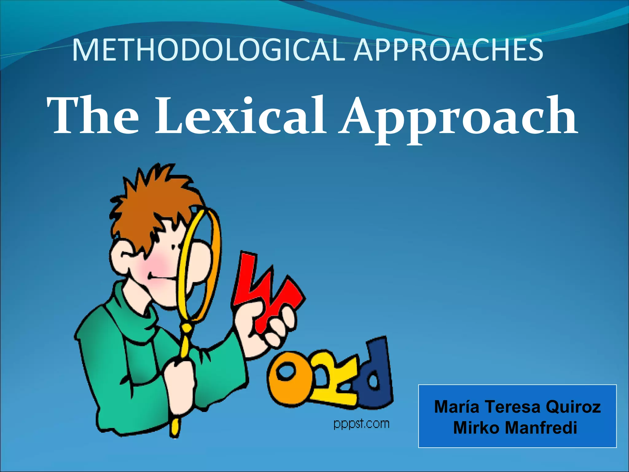 Lexical approach | PPT