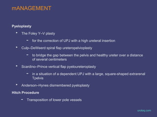 Ureteropelvic Junction (UPJ) Obstruction | PDF