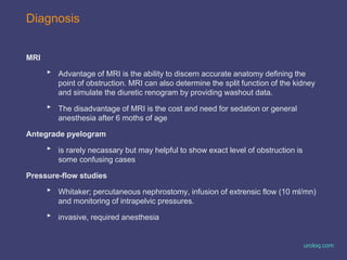 Ureteropelvic Junction (UPJ) Obstruction | PDF