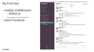 XD Immersive: Upkar Lidder, "Anatomy of a Chatbot" | PPT