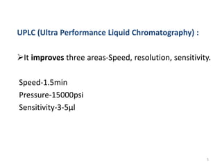 Ultra Performance Liquid Chromatography | PPTX | Chemistry | Science
