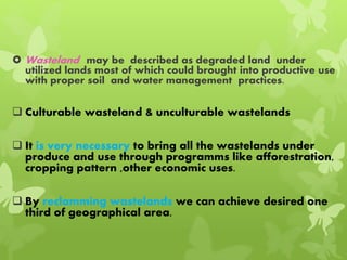 wasteland mapping | PPTX | Geography | Science