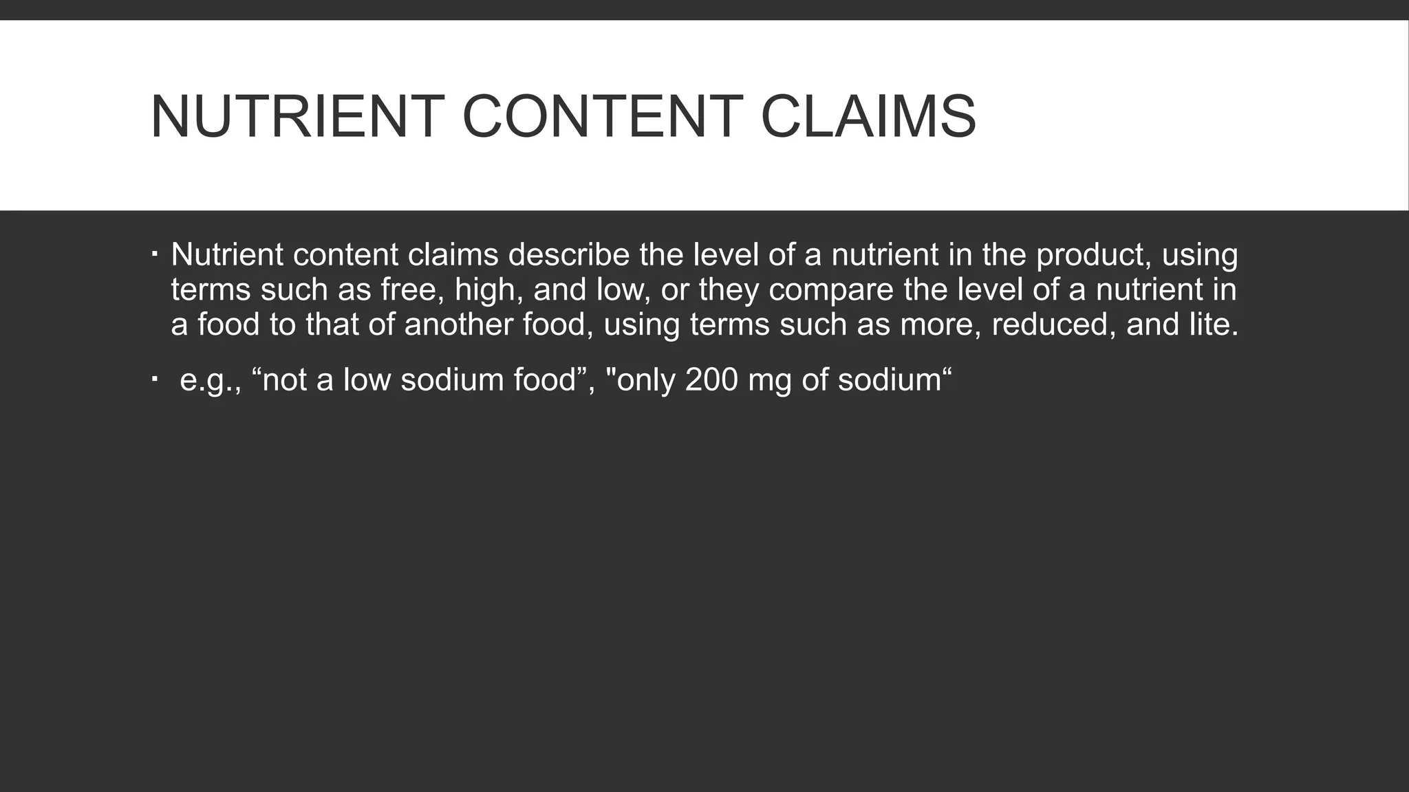 Upld Labelling requirement & label claim for dietary supplements.pptx