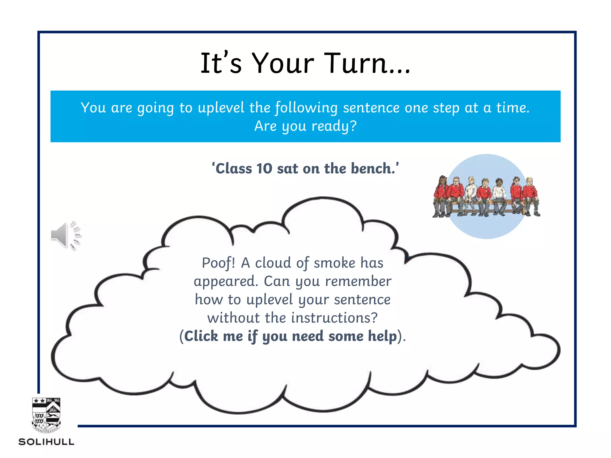 Uplevelling sentences ppt final | PPTX