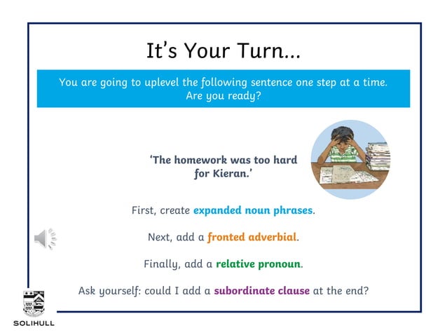 Uplevelling sentences ppt final | PPTX