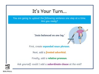 Uplevelling sentences ppt final | PPTX