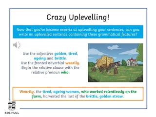 Uplevelling sentences ppt final | PPTX