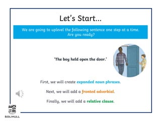 Uplevelling sentences ppt final | PPTX