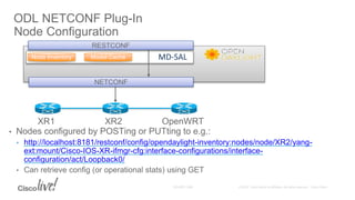 DEVNET-1006 Getting Started with OpenDayLight | PPTX