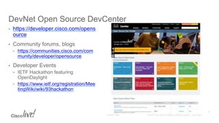DEVNET-1006 Getting Started with OpenDayLight | PPTX