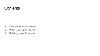 Uplift models | PDF | Programming Languages | Computing