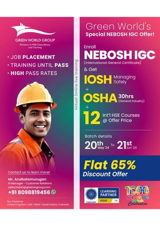 Uplift Your Safety Knowledge with Nebosh Training in Chennai.pdf